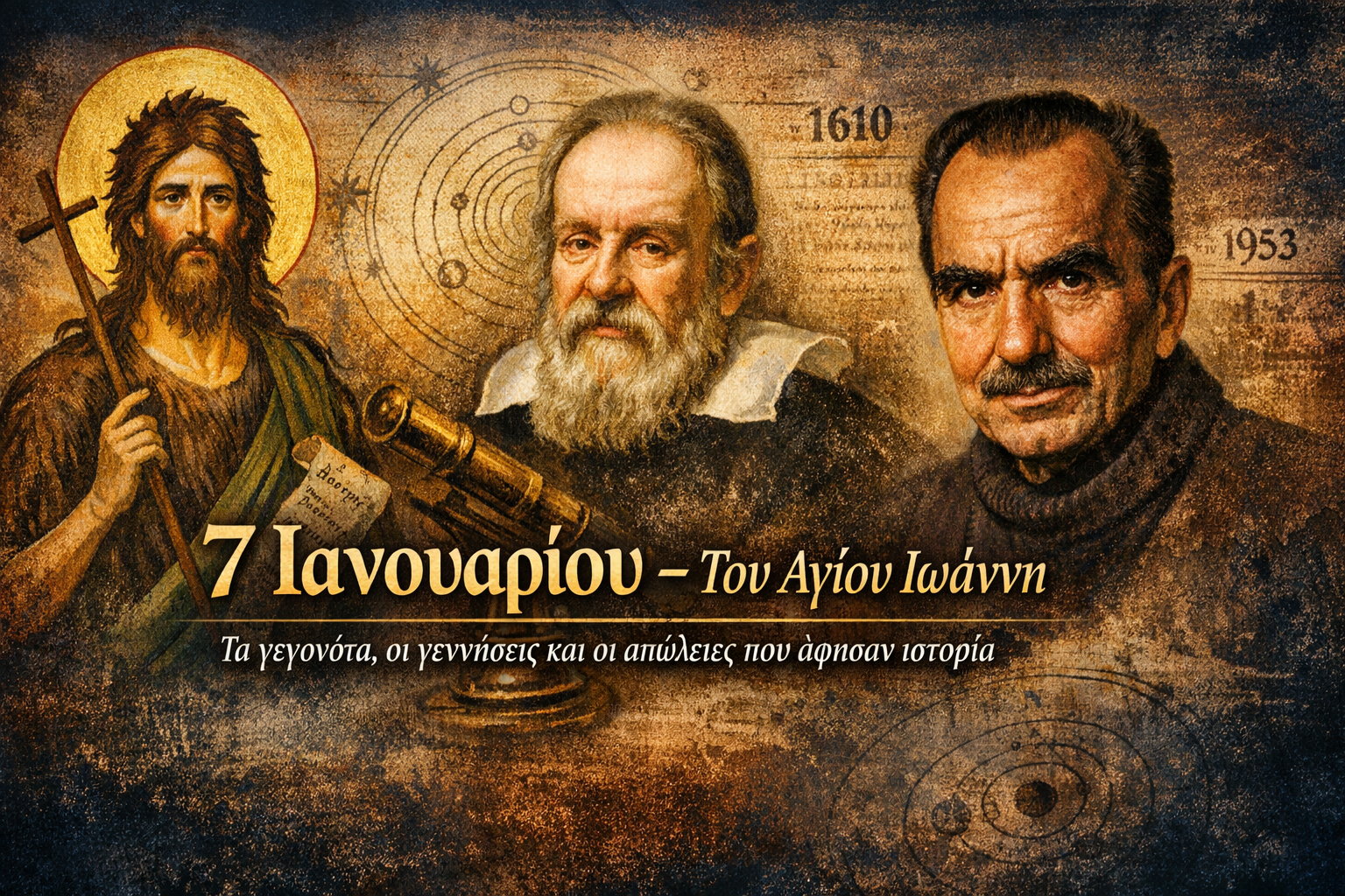 «7 Ιανουαρίου – Του Αγίου Ιωάννη: Τα γεγονότα, οι γεννήσεις και οι ...